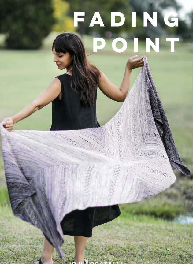 Fading Point Shawl by Joji Locatelli Knitting Kit | The Lovina Shop