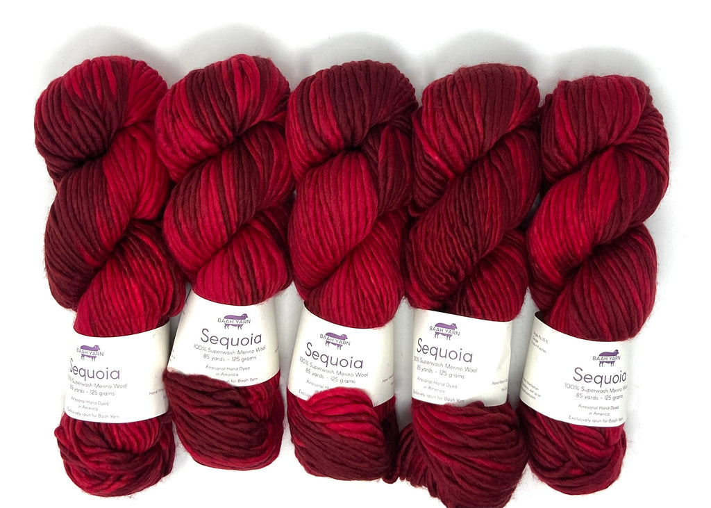 Chocolate Cherries Baah Yarn Sequoia – The Lovina Shop