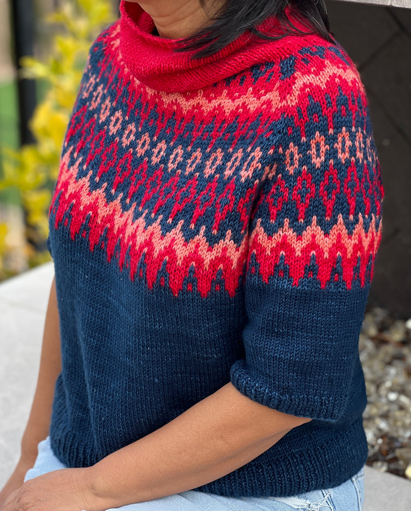 Caitlin Hunter Ilya Pullover Knitting Kit – The Lovina Shop