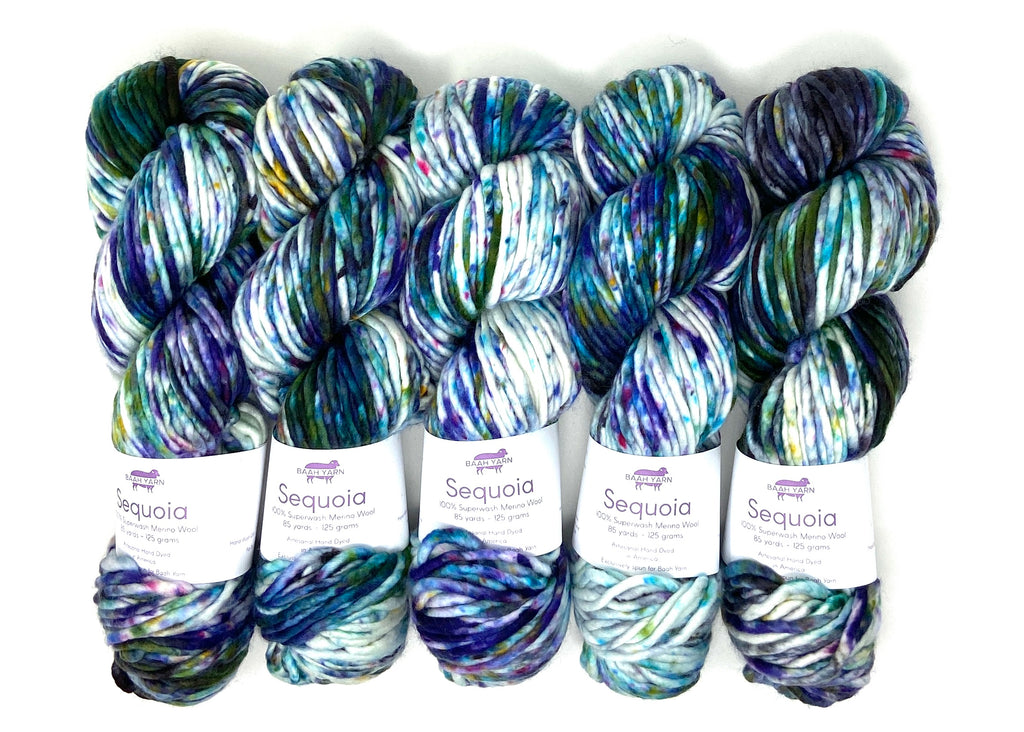 Blue Suede Shoes Baah Yarn Sequoia – The Lovina Shop