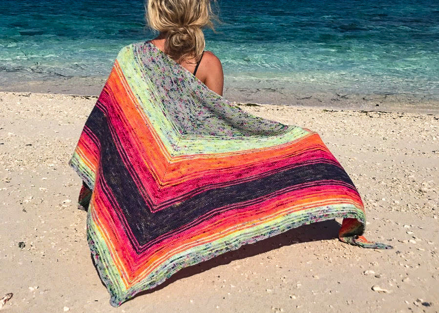 Baja Wrap Knitting Kit by Baah Yarn | The Lovina Shop